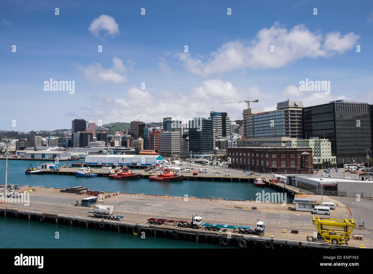 Wellington city skyline hi-res stock photography and images - Alamy