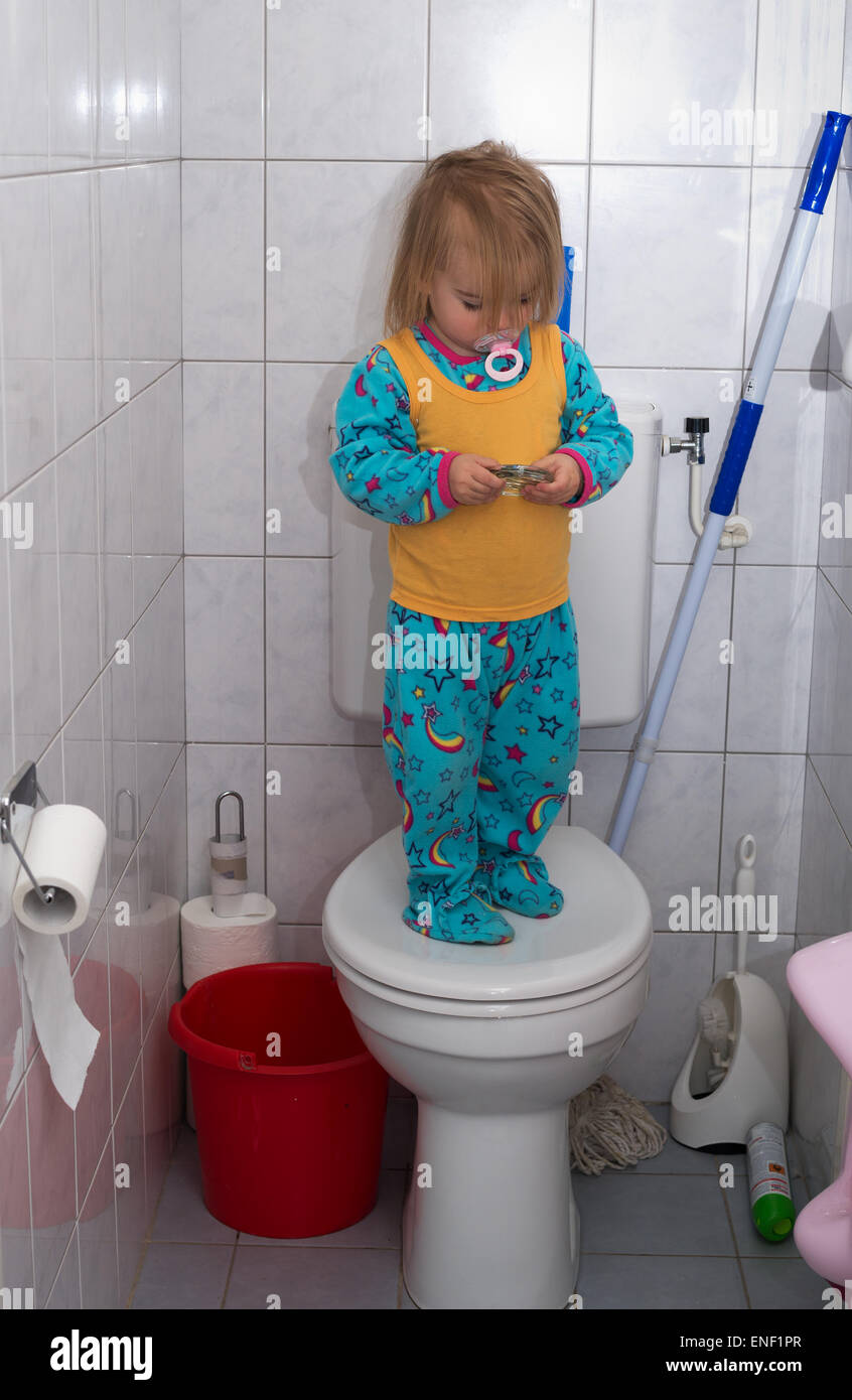 Kids toilet hi-res stock photography and images - Alamy