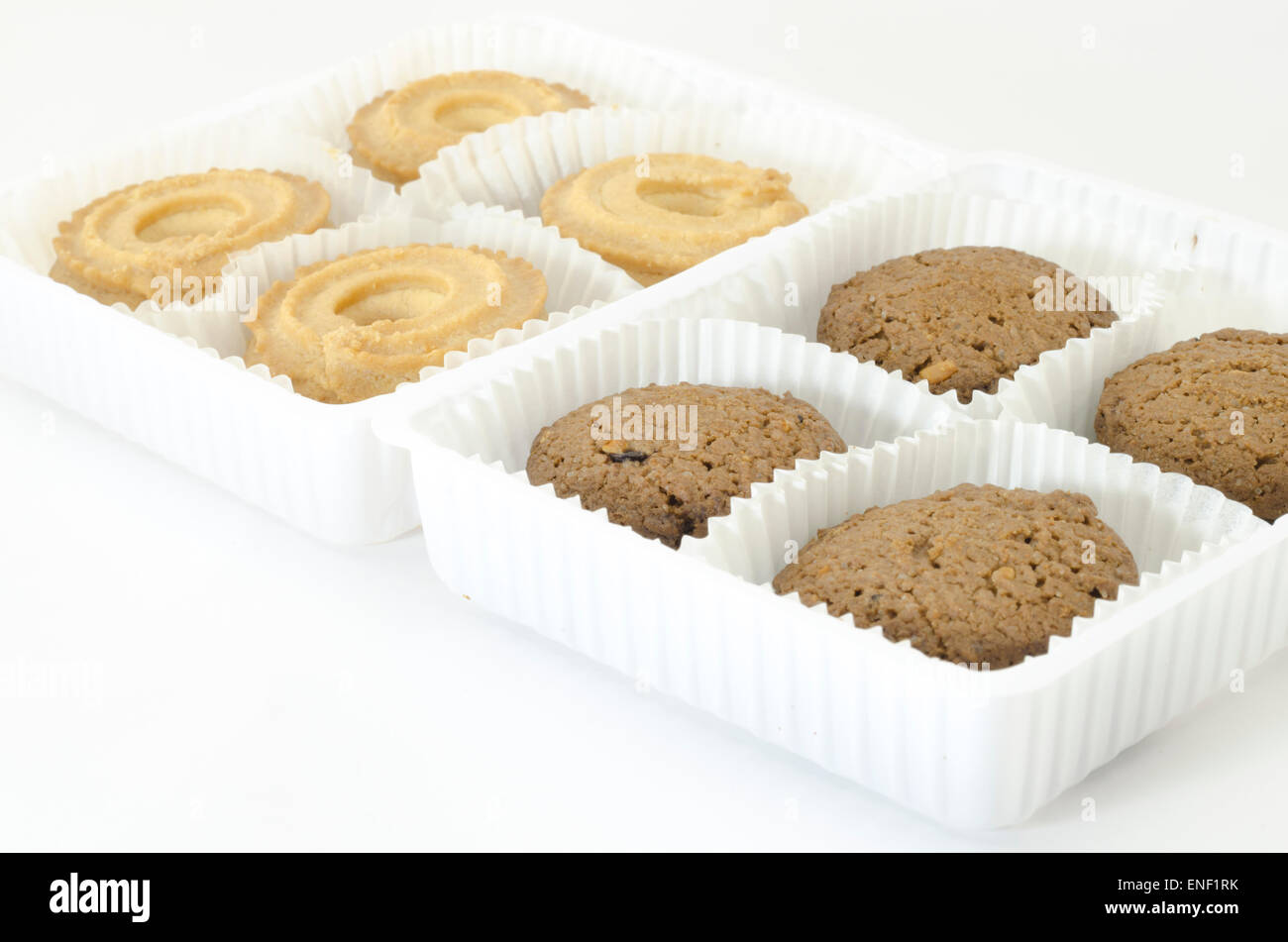 cookies isolated on white background Stock Photo - Alamy