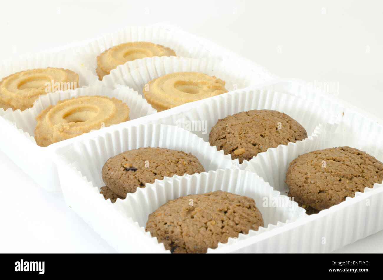 cookies isolated on white background Stock Photo - Alamy