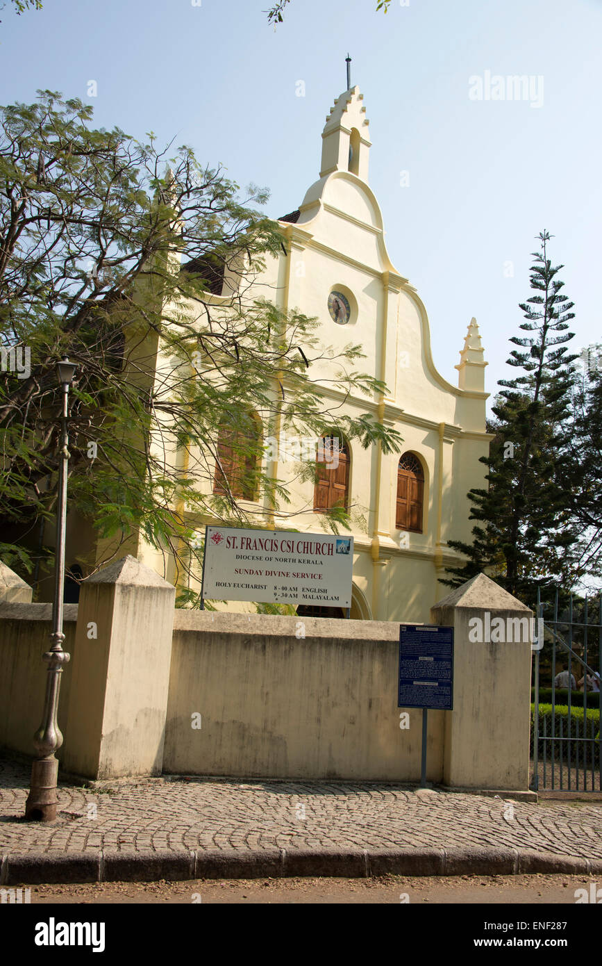 Saint Francis, a Portuguese built Church in Fort Kochi (Fort Cochin ...