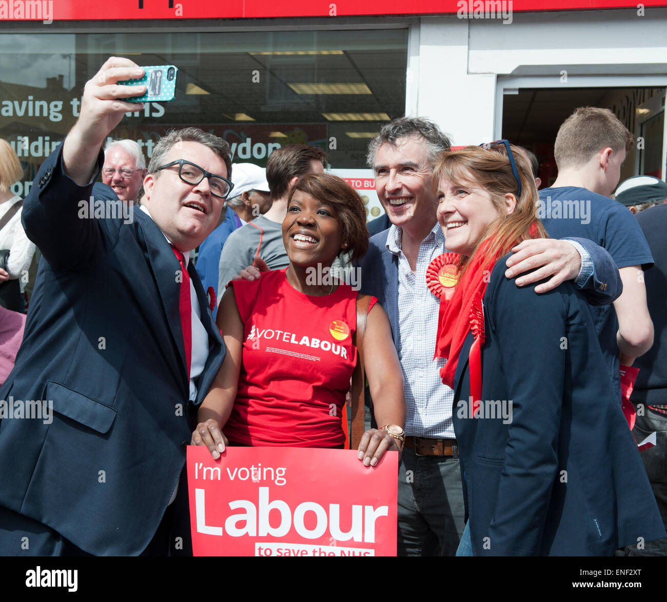 London, UK. 4th May, 2015. Steve Coogan Tom Watson "72 Hours to Save ...