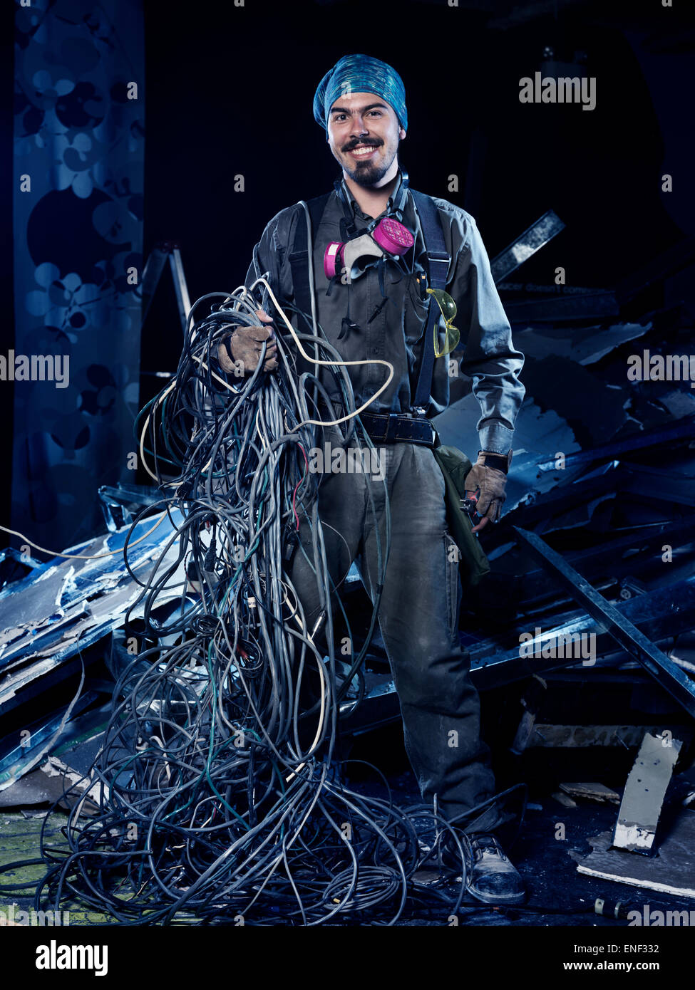 Mexican construction worker hi-res stock photography and images - Alamy