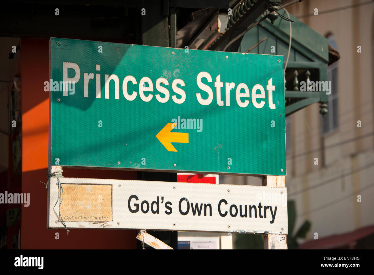One of the popular tourist streets is Princess Street with its mix of ...