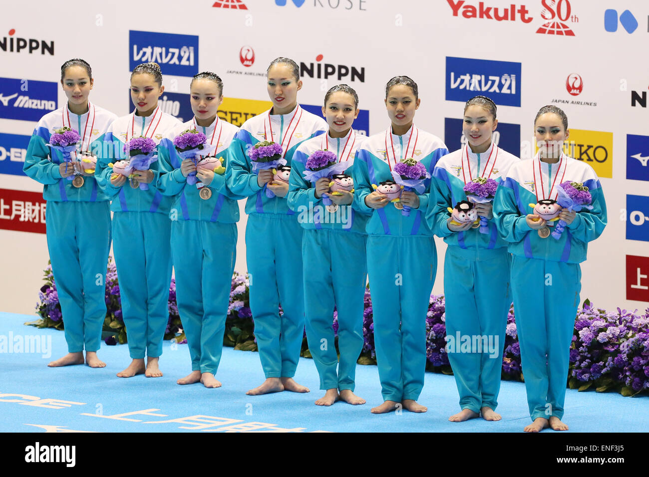 Tokyo, Japan. 4th May, 2015. Imura Synchronized swimming club team ...