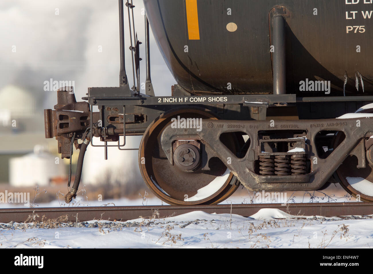 Rail car wheels hi-res stock photography and images - Alamy