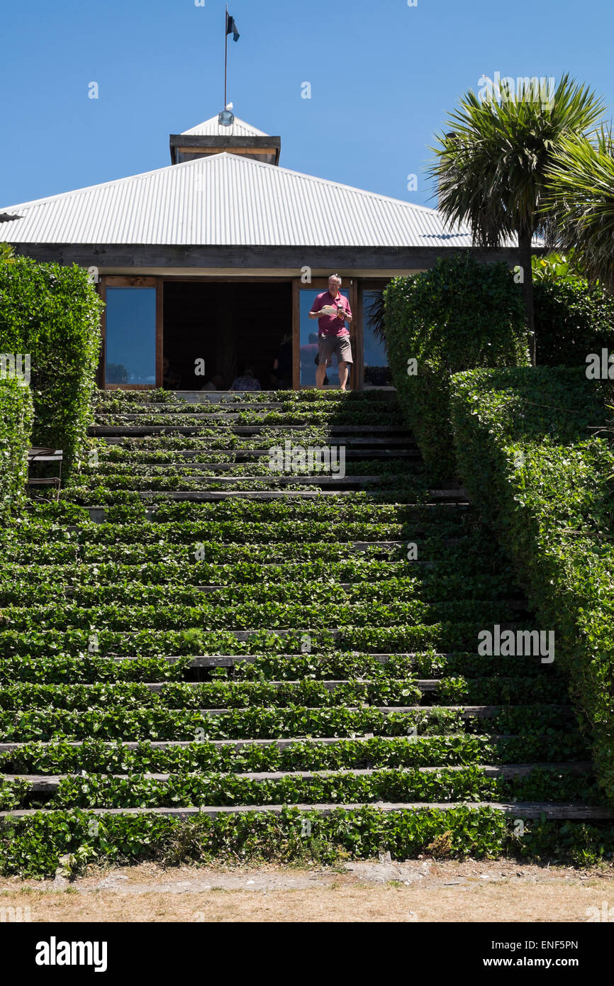 Stairs cafe architecture hi-res stock photography and images - Alamy