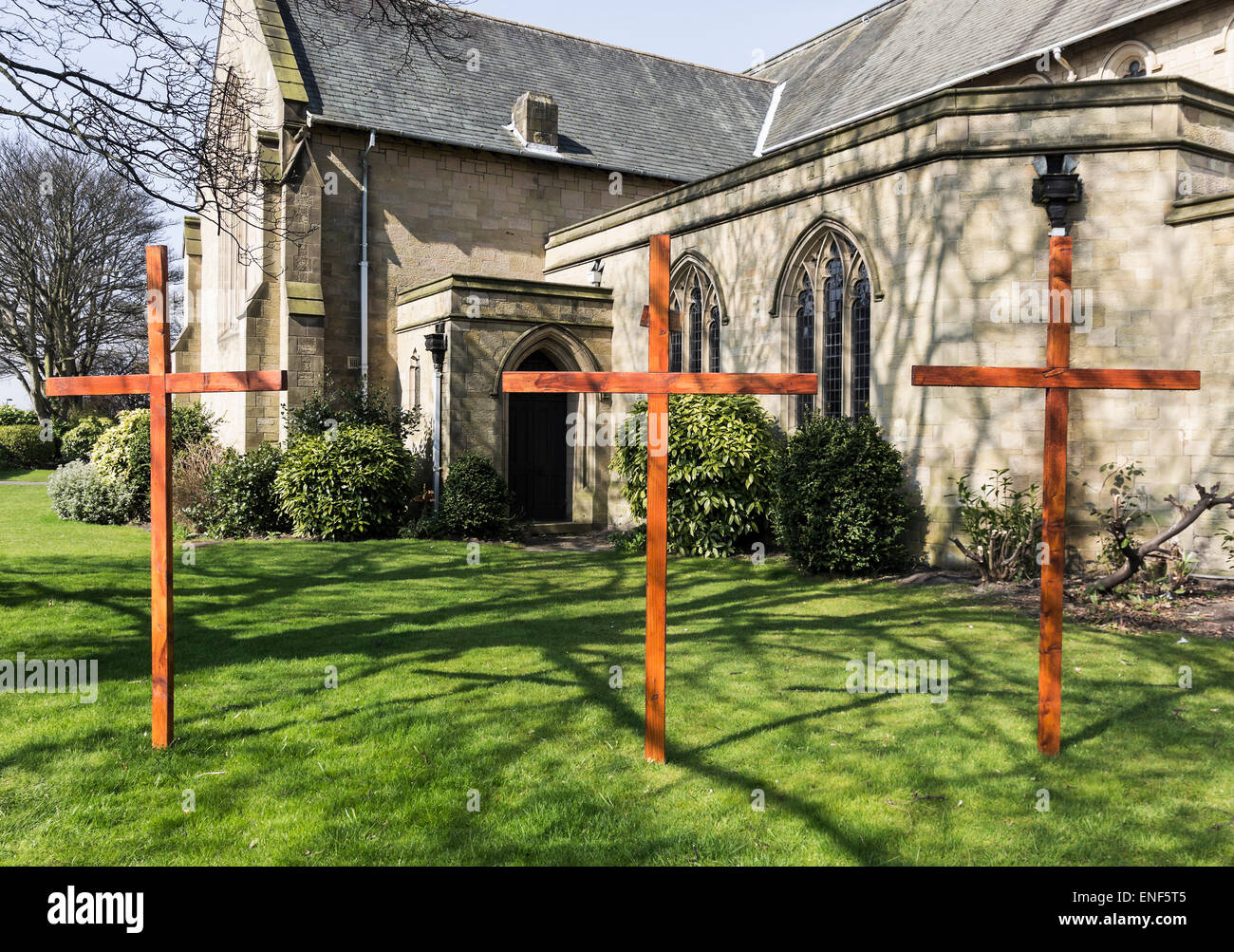 Shadow church crosses hi-res stock photography and images - Alamy