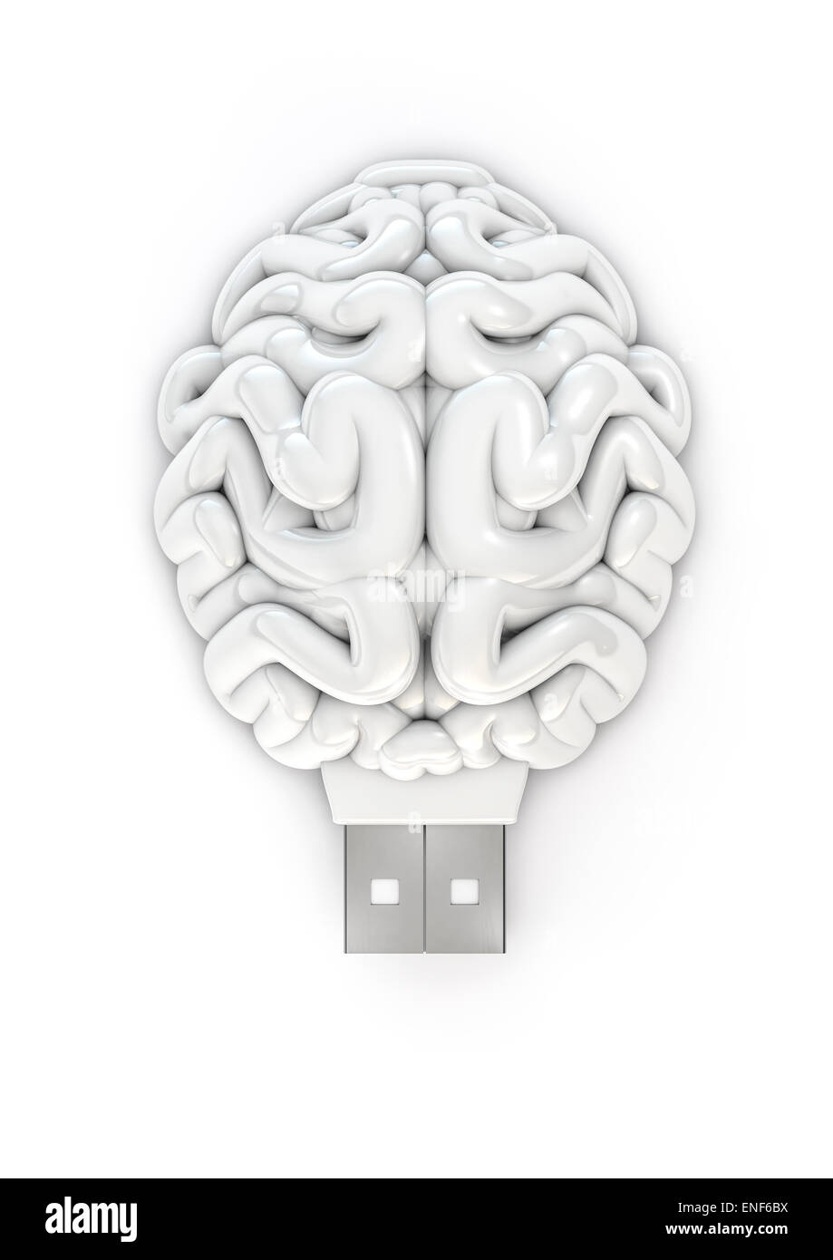 Plug into brain hi-res stock photography and images - Alamy
