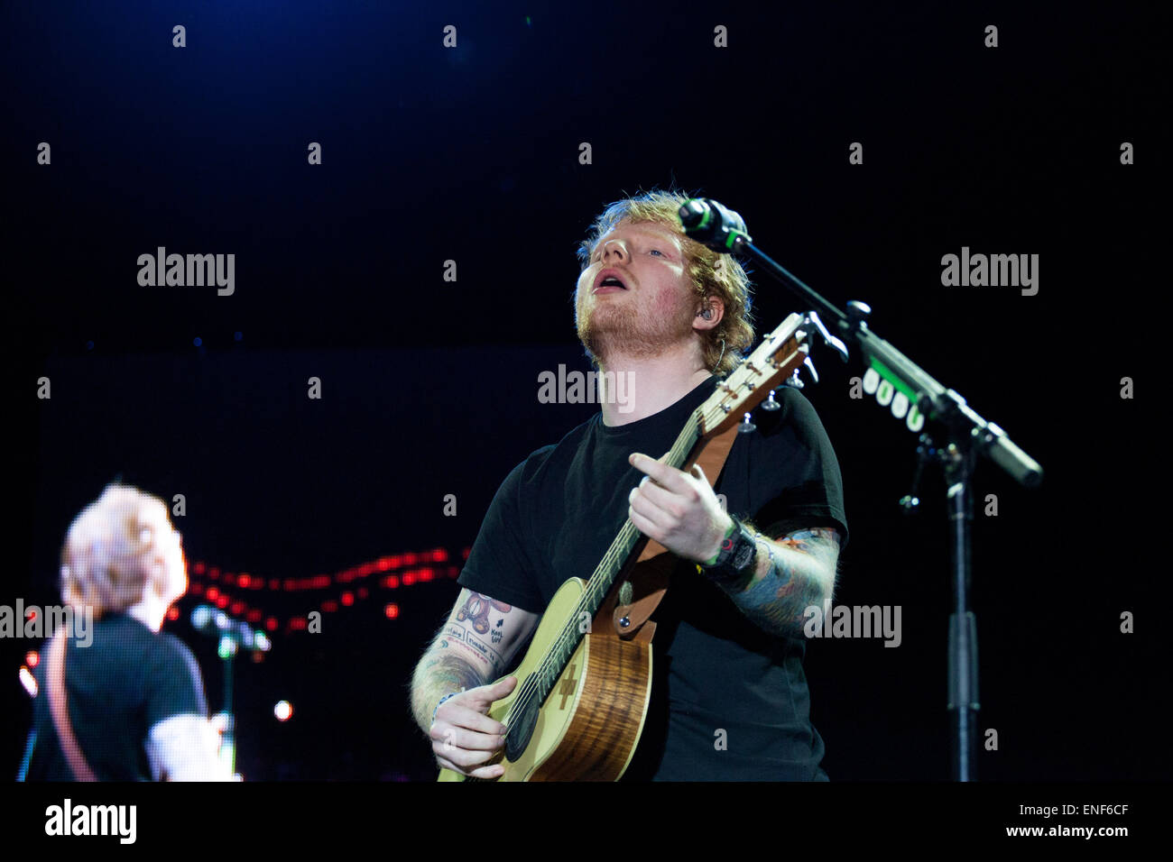 Memphis, Tennessee, USA. 3rd May, 2015. ED SHEERAN performs at the ...