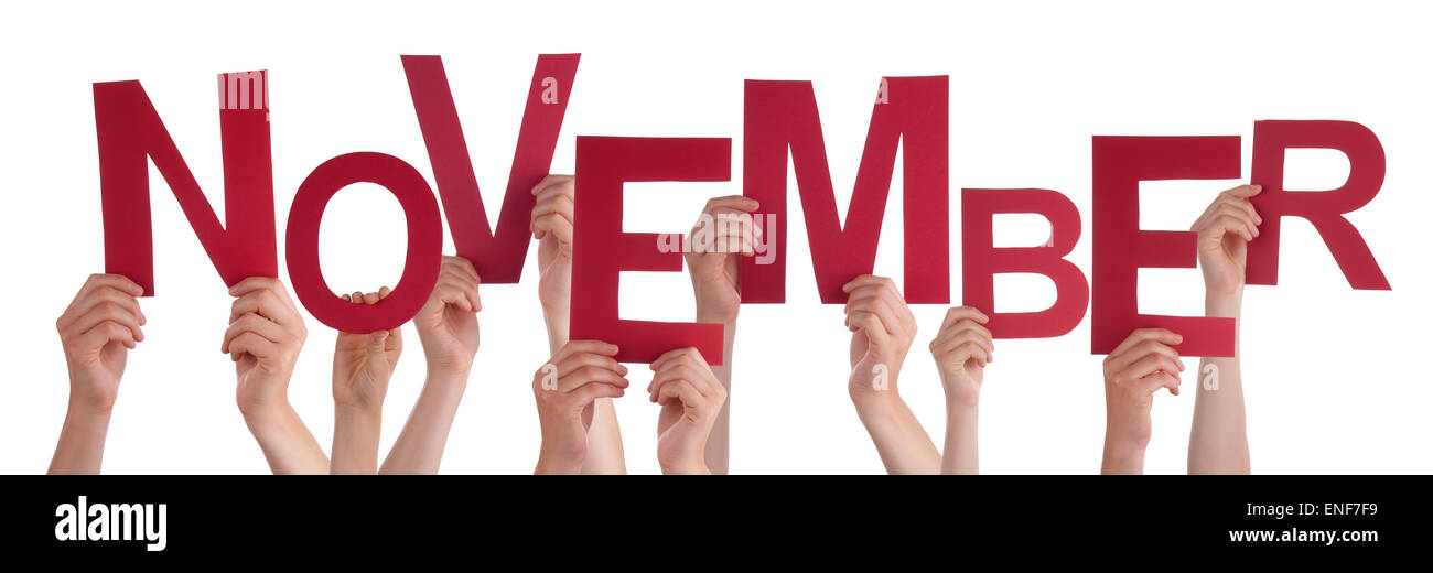 November word hi-res stock photography and images - Alamy