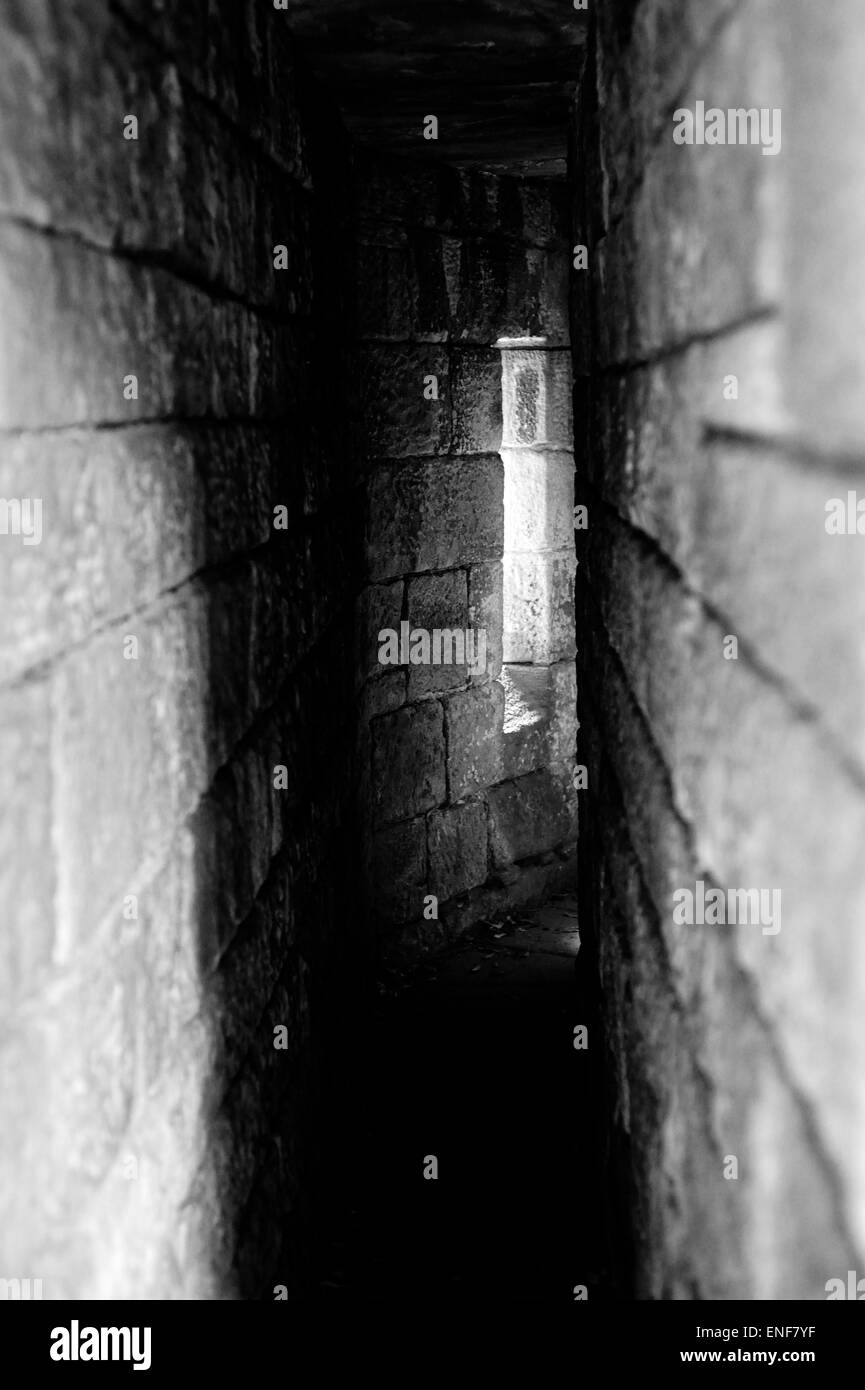 Light on the narrow passage Stock Photo - Alamy