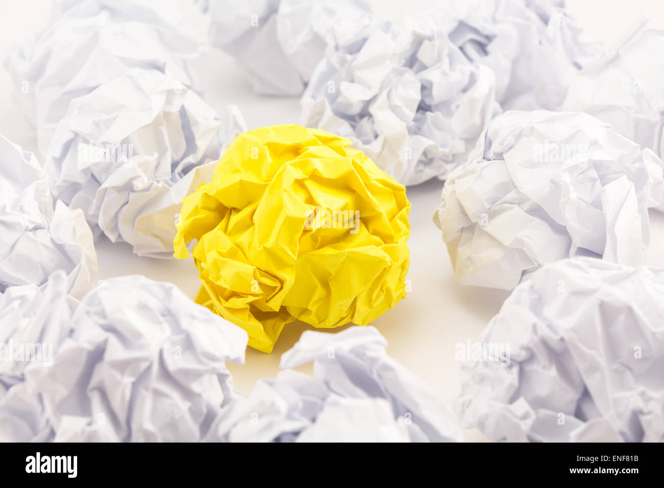 Yellow crumpled paper background texture hi-res stock photography and ...