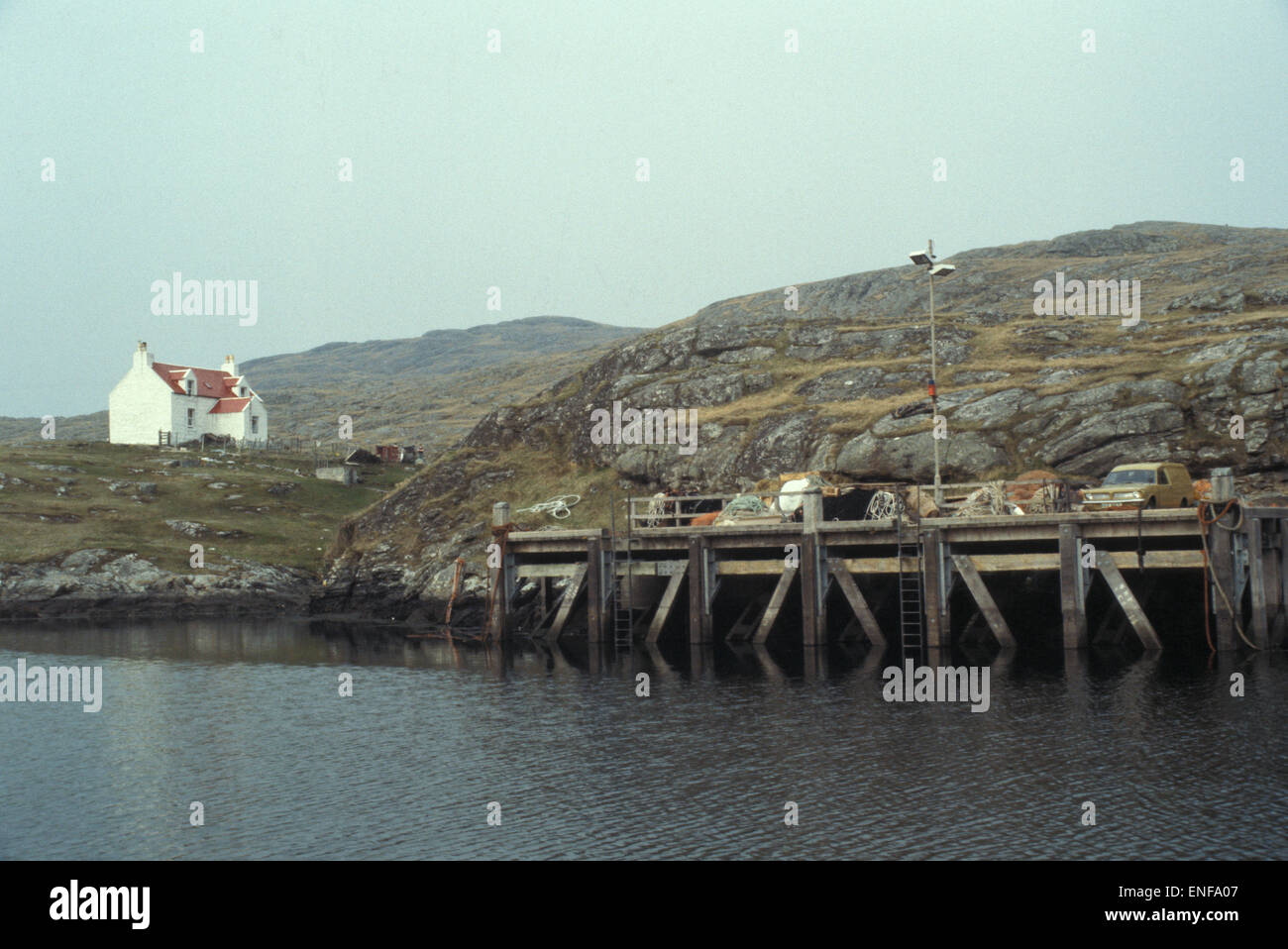 The 'Big Harbour' on the Island of Eriskay. Outer Hebridies Scotland ...