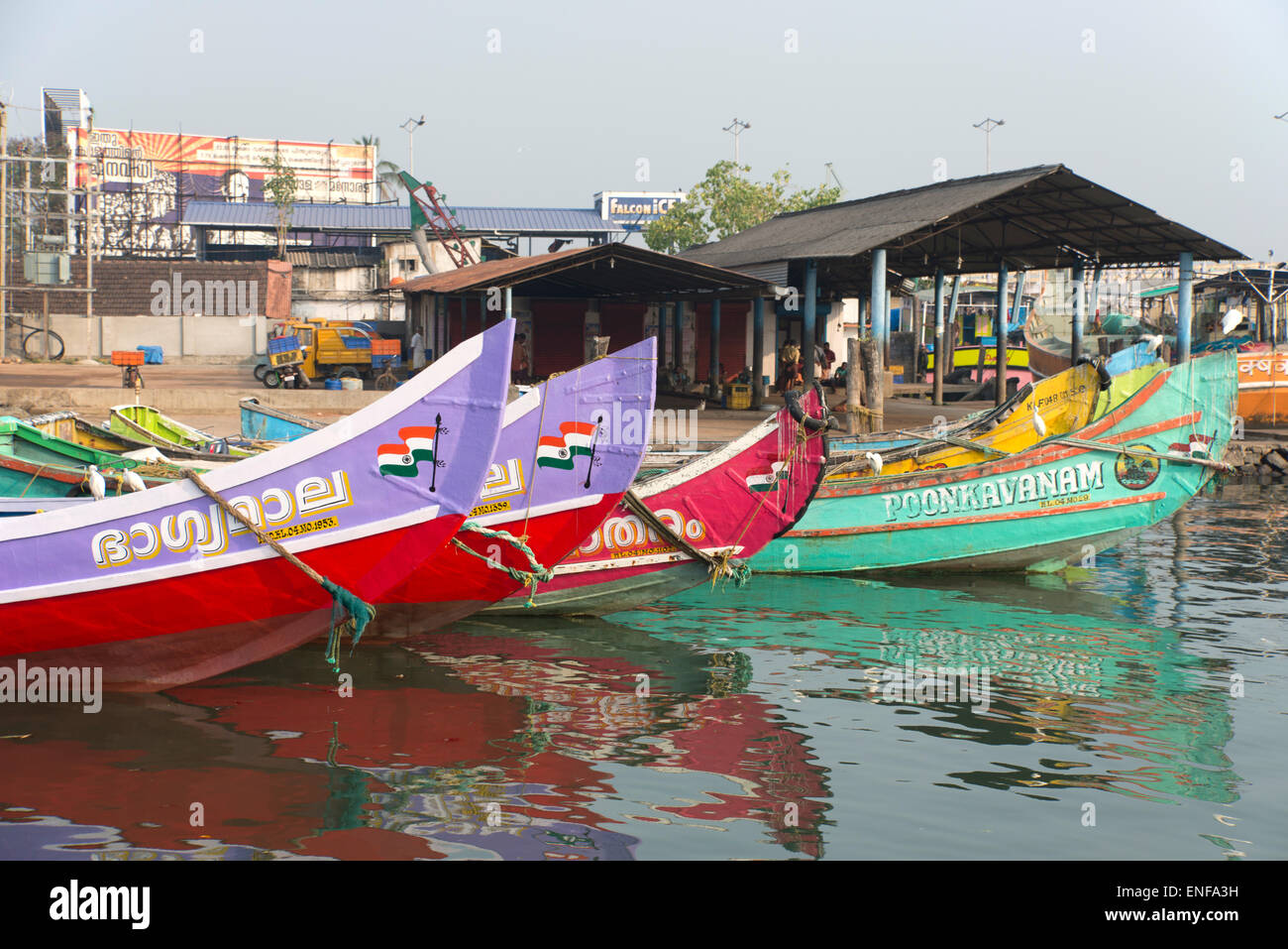 Indian village boats hi-res stock photography and images - Alamy
