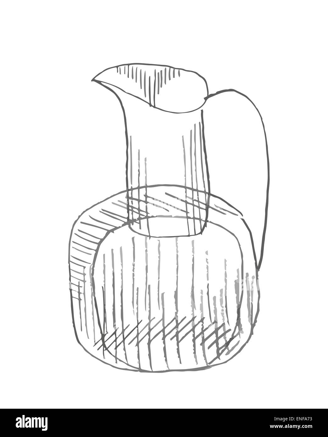 Water jug drawing hi-res stock photography and images - Alamy