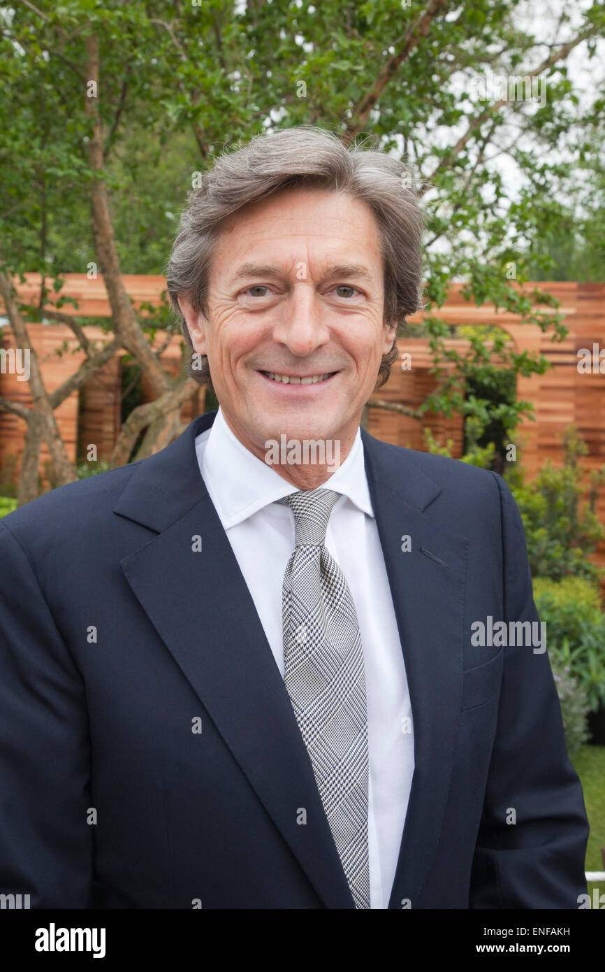 Actor Nigel Havers. RHS Chelsea Flower Show 2012 - Press Day Stock ...