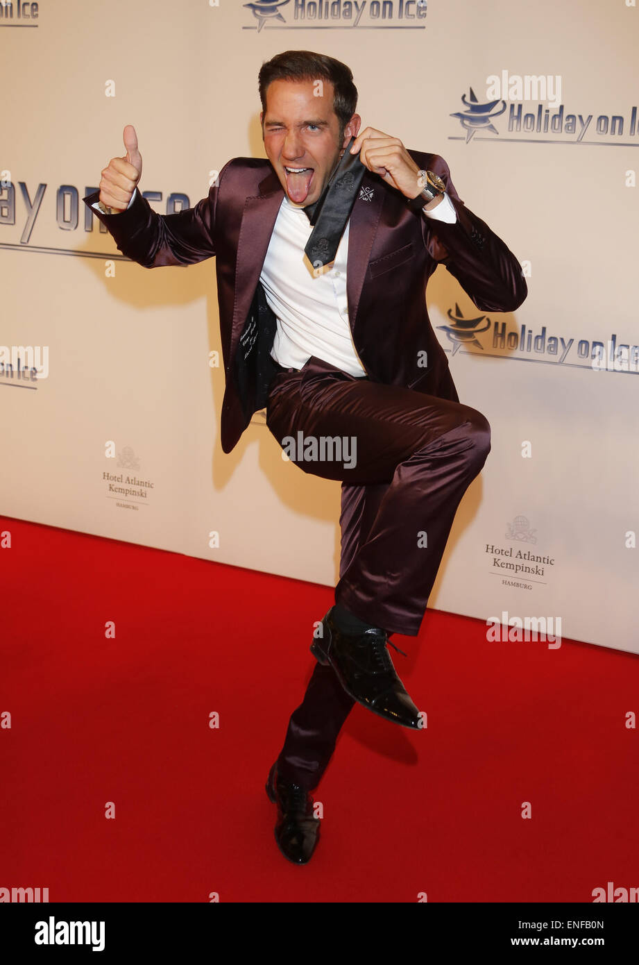 Celebrities attending the Holiday on ice Gala at Hotel Atlantik ...