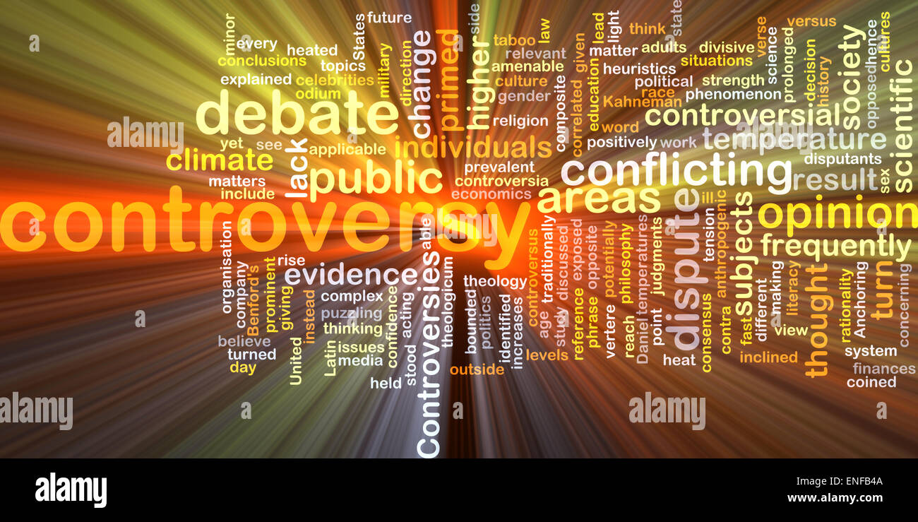 Background text pattern concept wordcloud illustration of controversy ...
