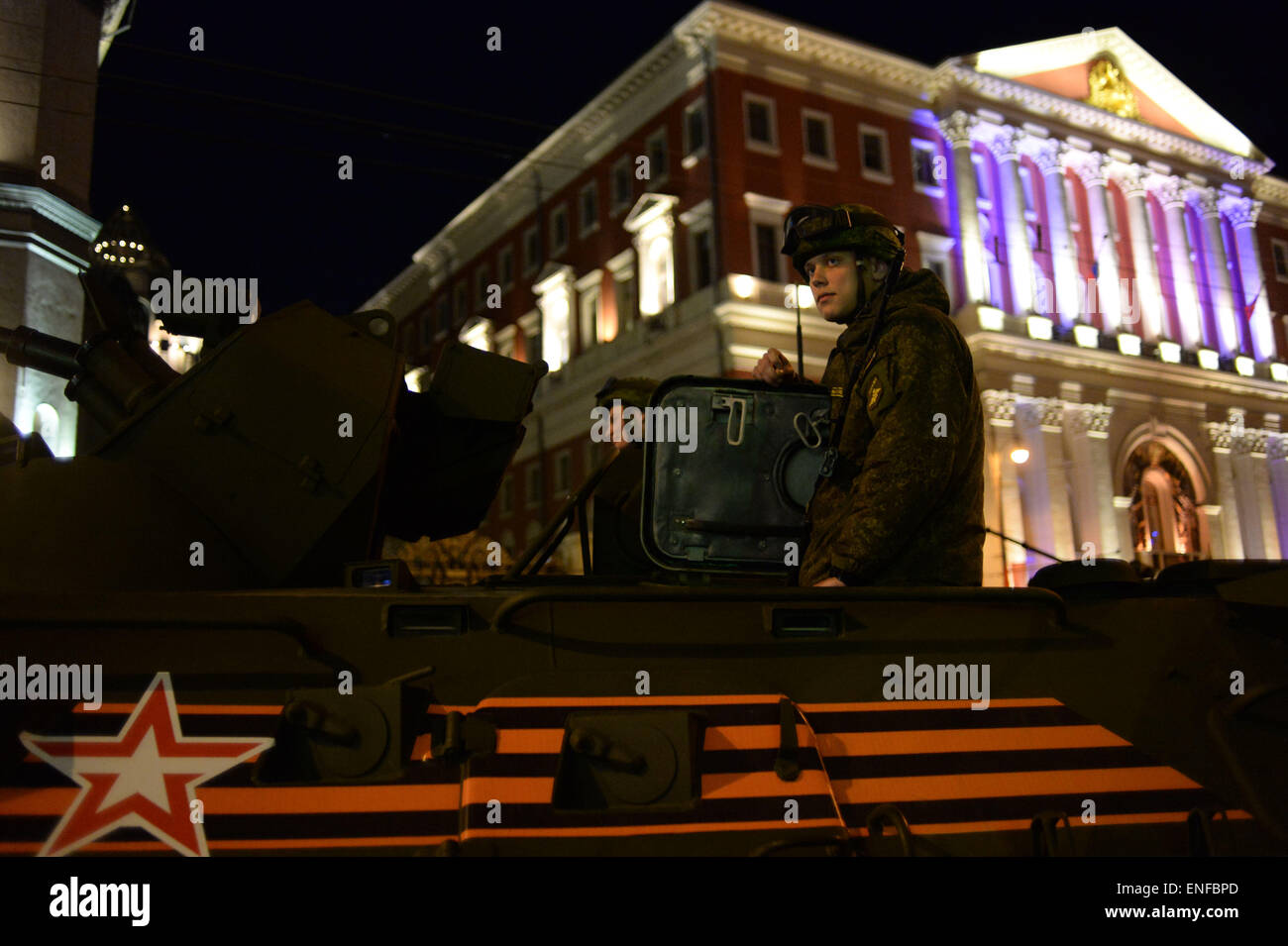 Vehicles victory day parade in moscow hi-res stock photography and ...
