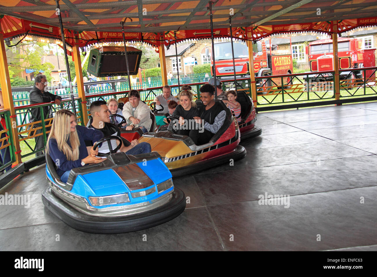 Rock 'N' Roll Dodgems, Carter's Steam Fair. Traditional historic ...