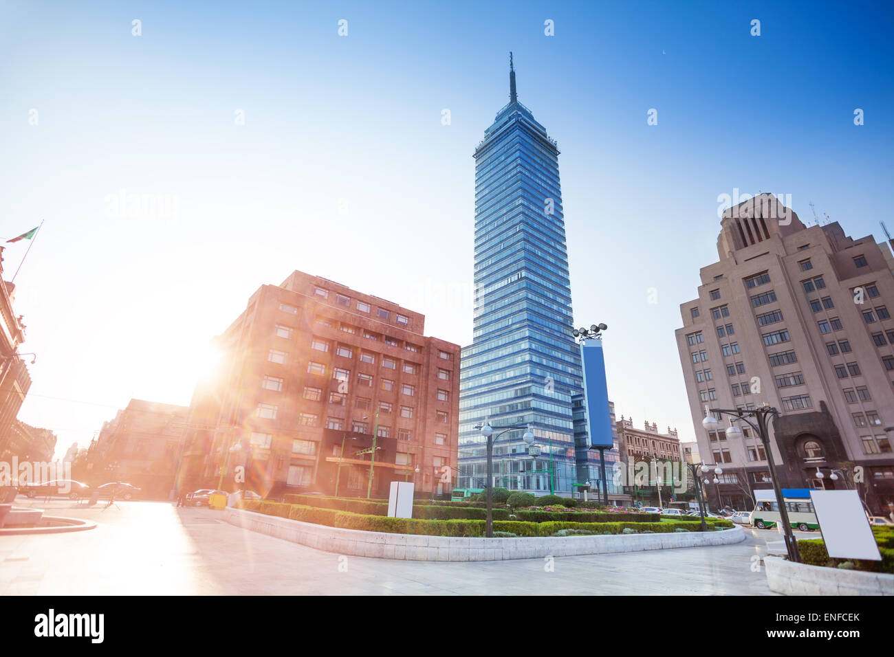 Torre Latinoamericana and Juarez avenue, Mexico Stock Photo - Alamy