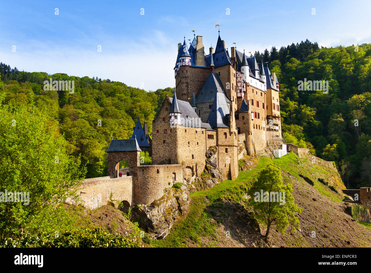 Side view of the eltz castle hi-res stock photography and images - Alamy