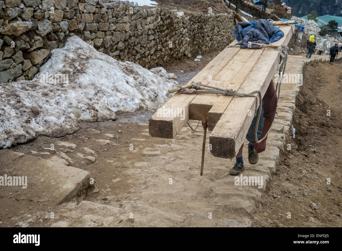 Nepalese porter hi-res stock photography and images - Alamy