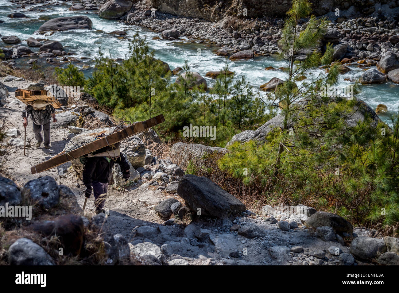 Carry carrying a heavy load hi-res stock photography and images - Alamy