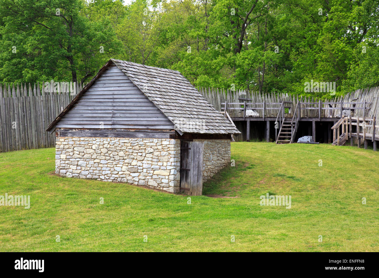 Armory at Fort Loudoun State Park, TN, French and Indian War era ...