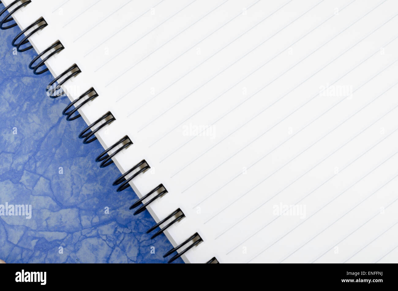 notebook have line on blue texture Stock Photo - Alamy