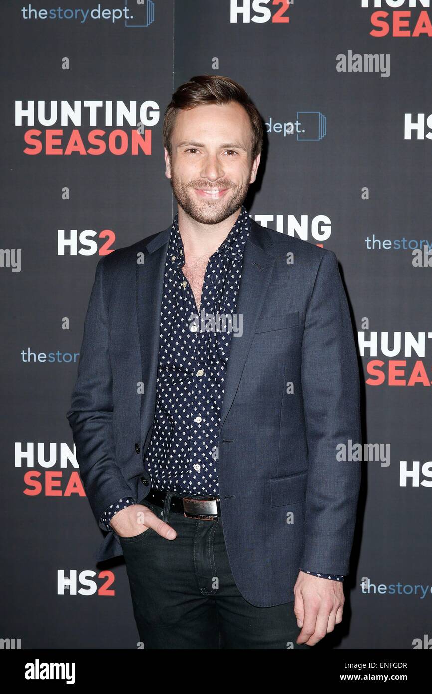 New York, NY, USA. 4th May, 2015. Zach Martens at arrivals for HUNTING ...