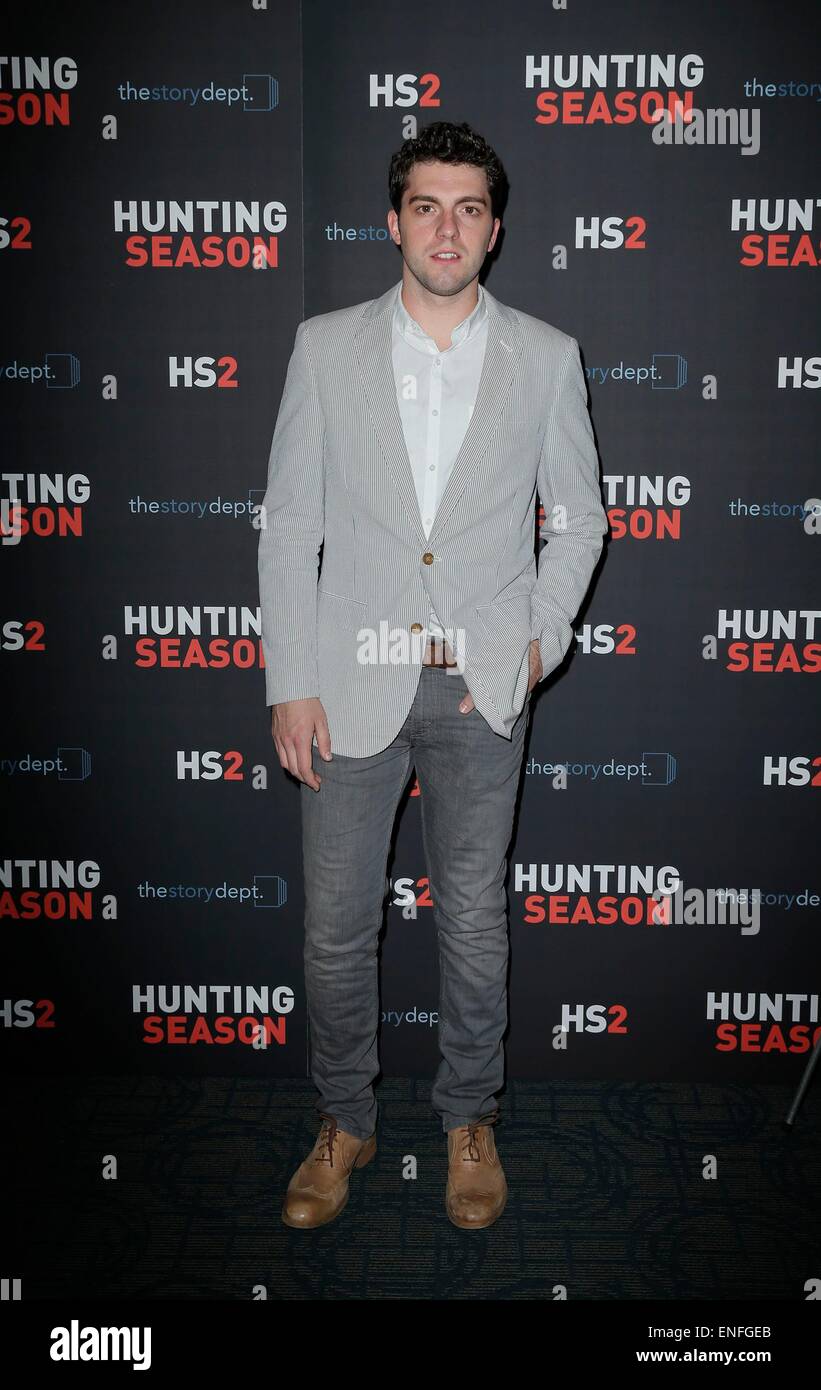 New York, NY, USA. 4th May, 2015. Hunter Hoffman at arrivals for ...