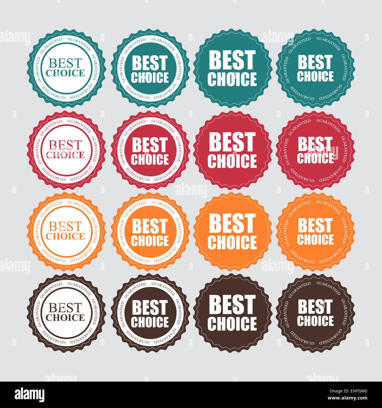 Best Choice Label with Ribbon Vector Illustration Stock Photo - Alamy