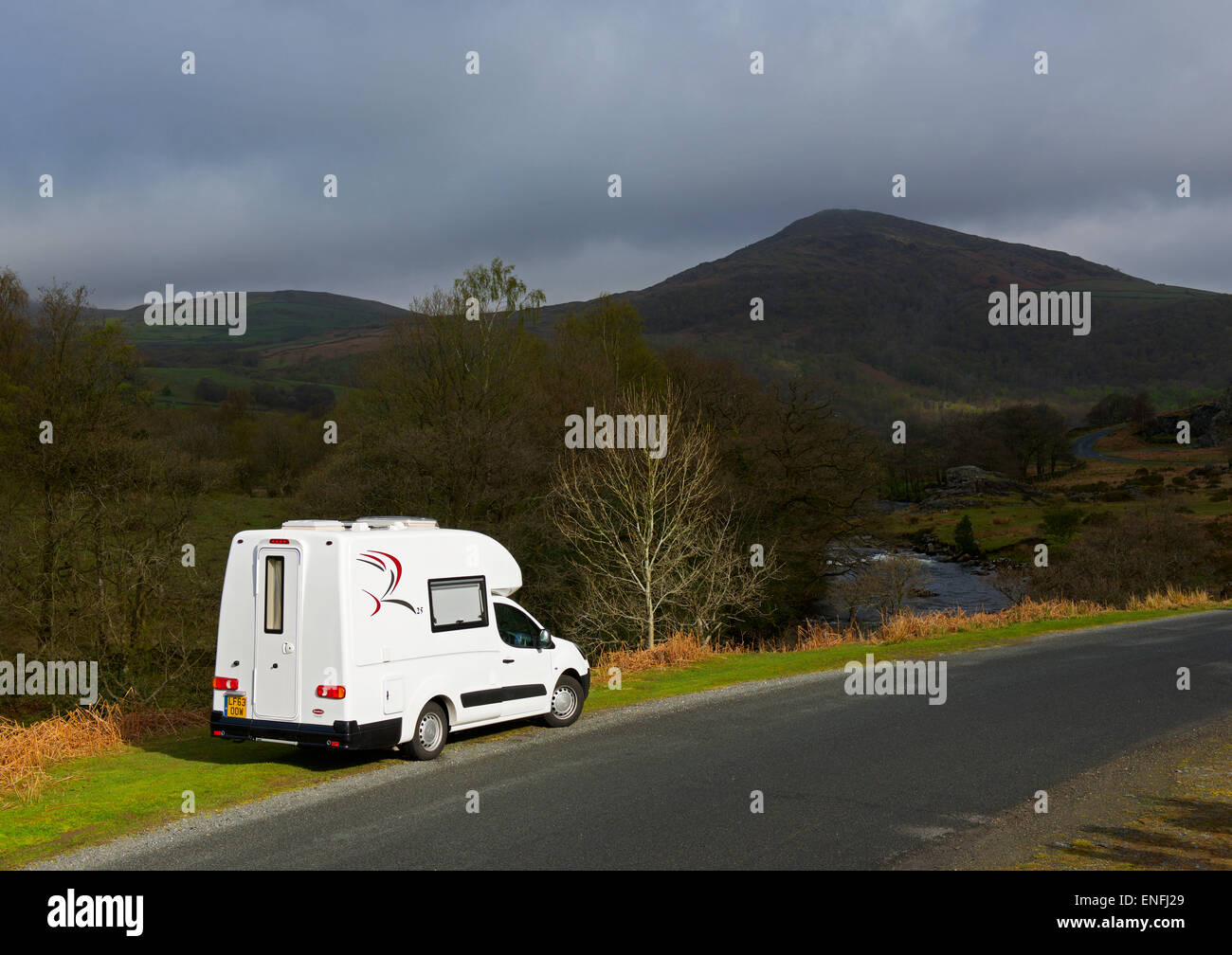 Romahome R25, small motorhome, parked in the Duddon Valley, Lake ...