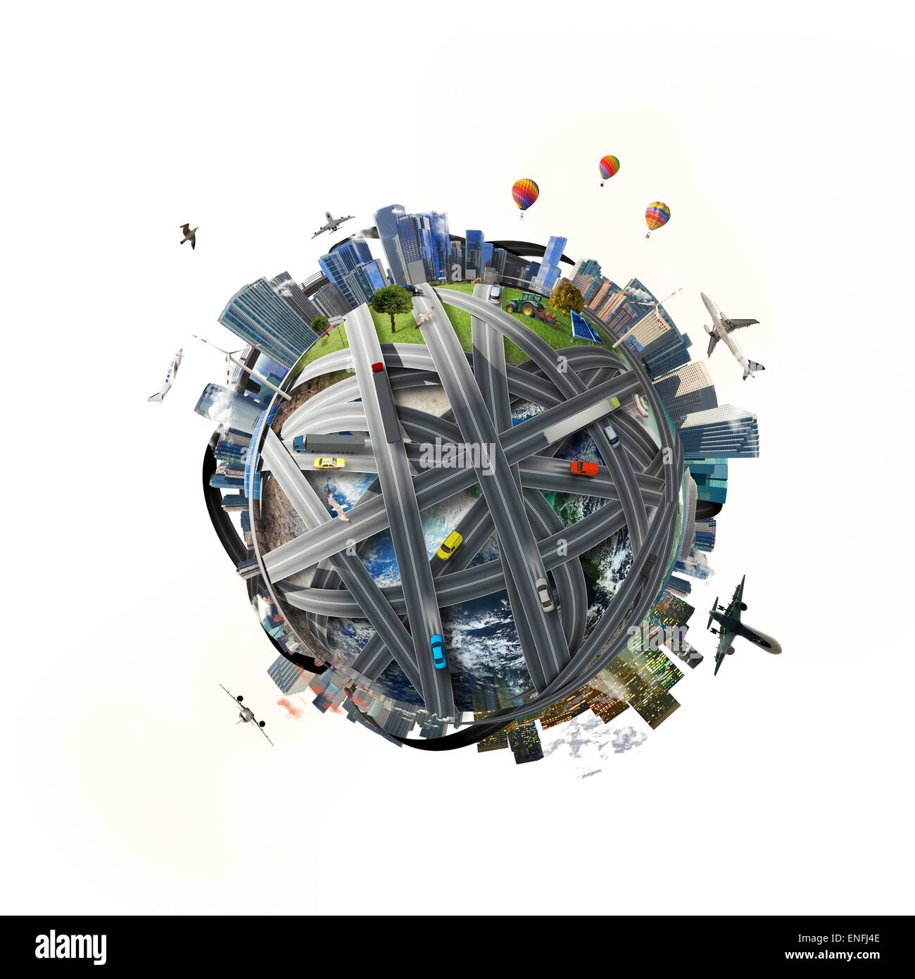 Pollution world ocean Cut Out Stock Images & Pictures - Alamy