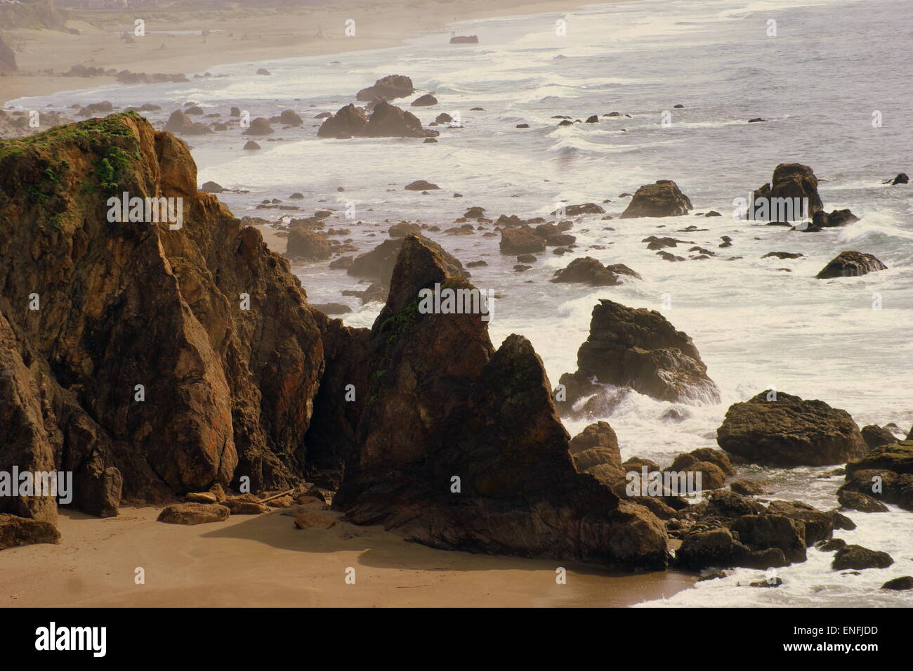 SHELL BEACH WAVES Stock Photo - Alamy