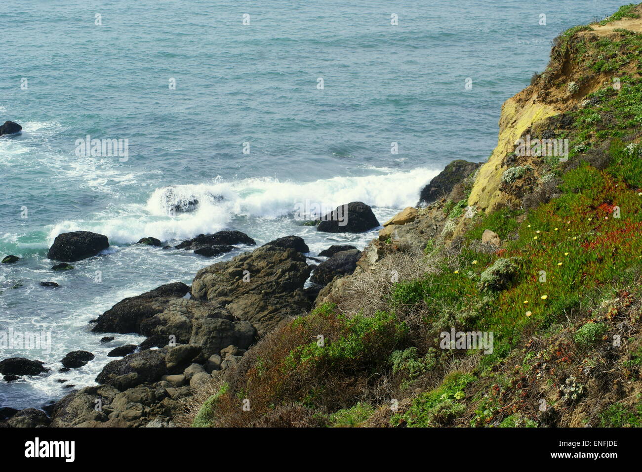 Beach waves hi-res stock photography and images - Alamy