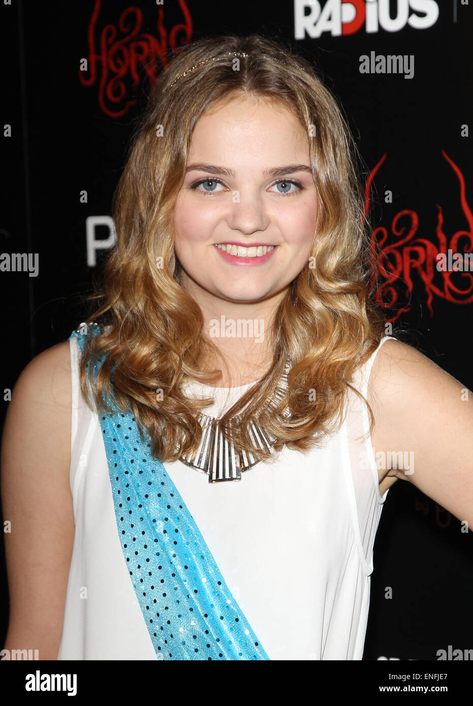 Los Angeles premiere of 'Horns' - Arrivals Featuring: Laine McNeal ...