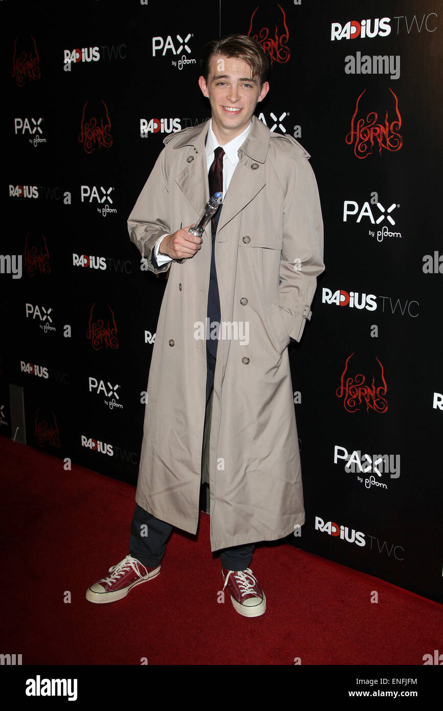 Los Angeles premiere of 'Horns' - Arrivals Featuring: Dylan Riley ...