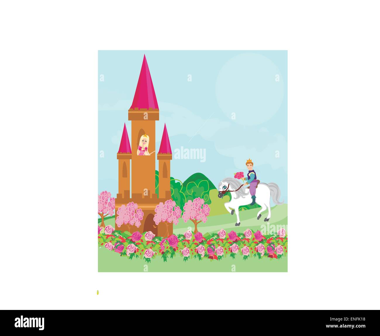Queen riding Stock Vector Images - Alamy