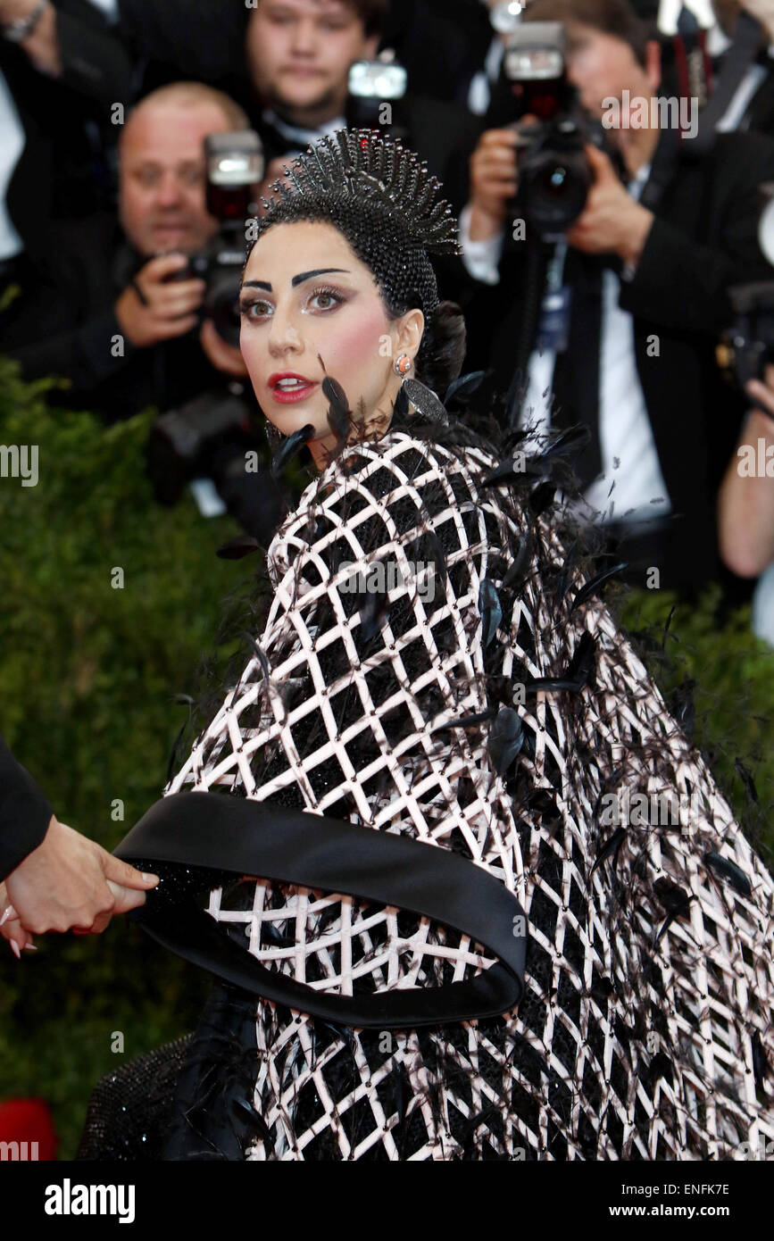 New York, USA . 4th May, 2015. Singer Lady Gaga attends the 2015 ...