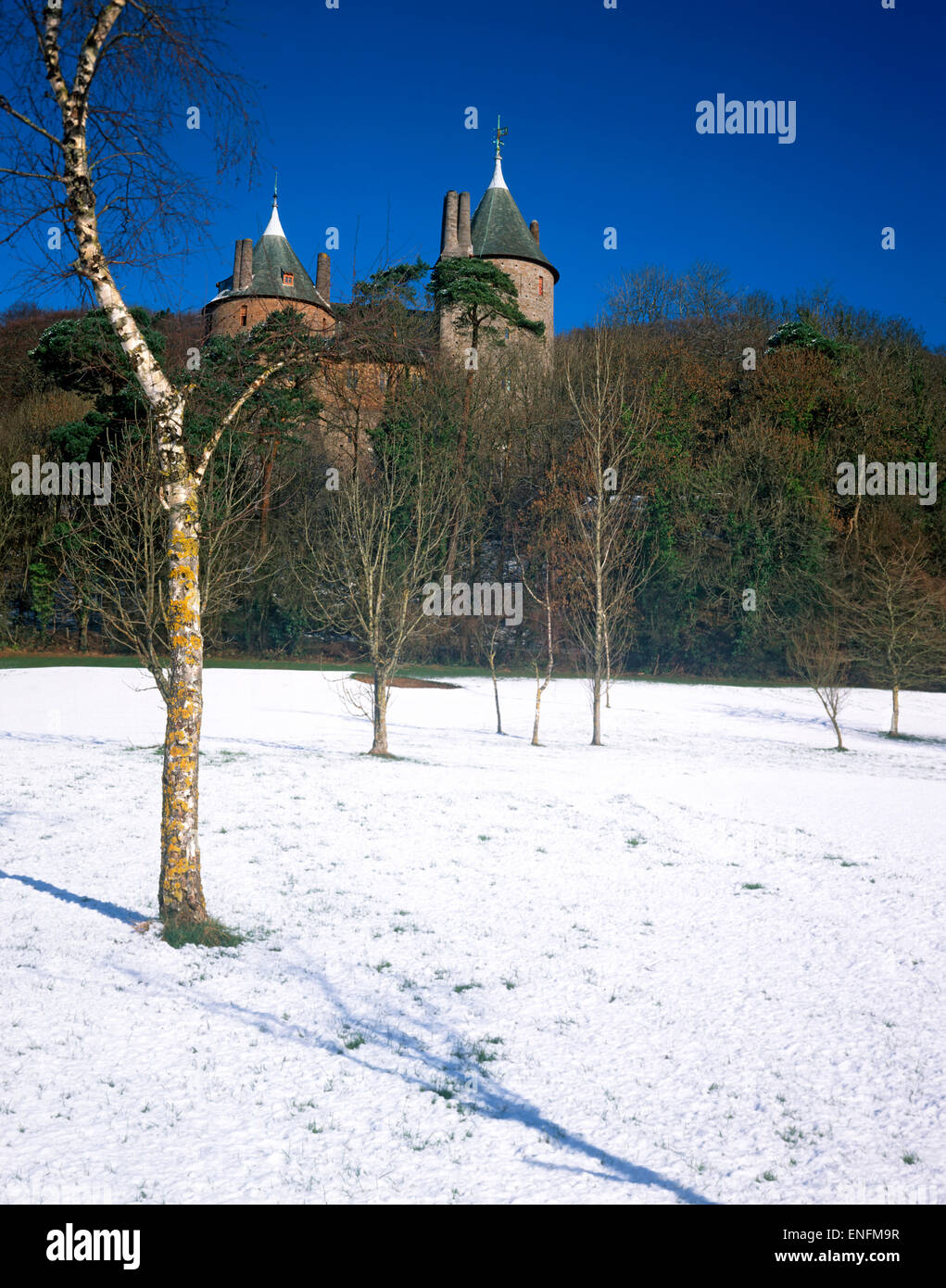 Castell coch snow hi-res stock photography and images - Alamy