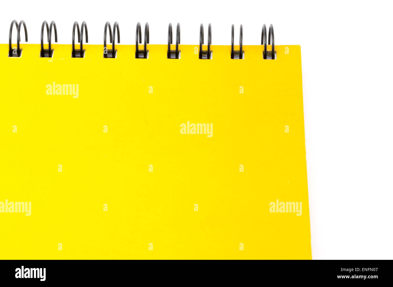 orange notebook isolated on white background Stock Photo - Alamy