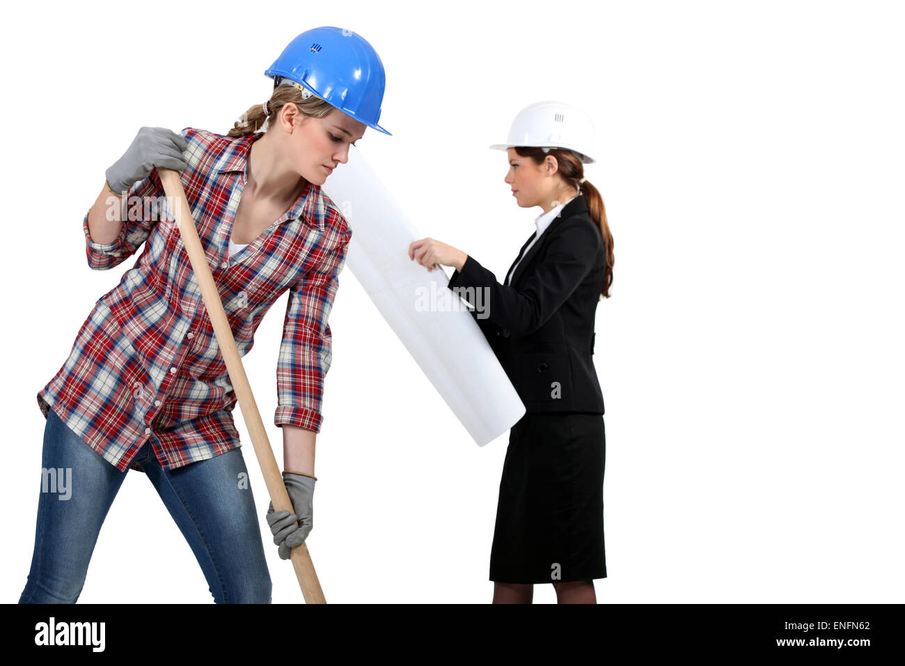 women in public and civil engineering sector Stock Photo - Alamy