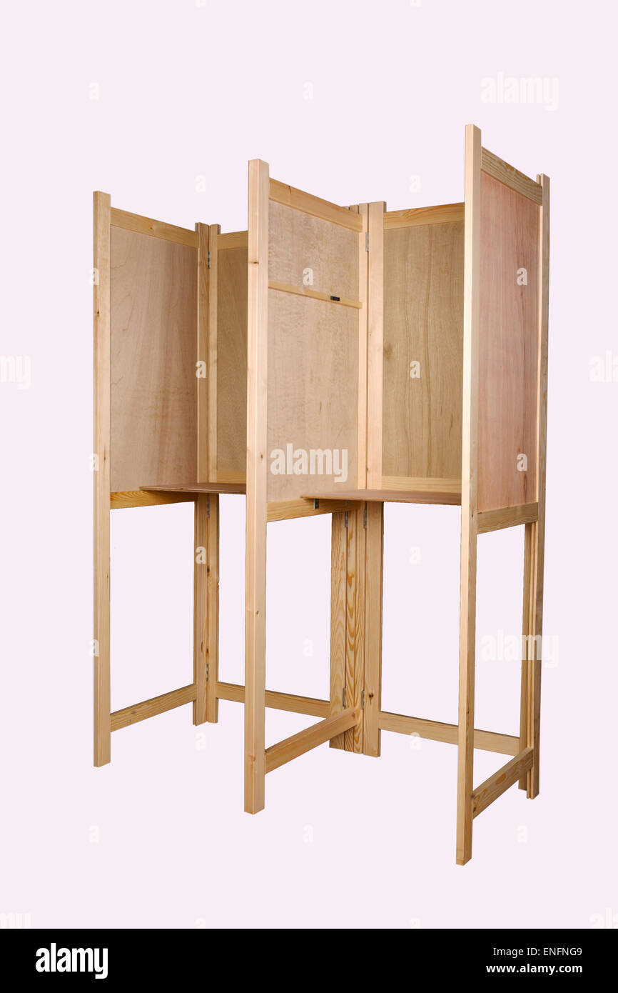 Polling Booth as Used In UK General Elections Stock Photo - Alamy