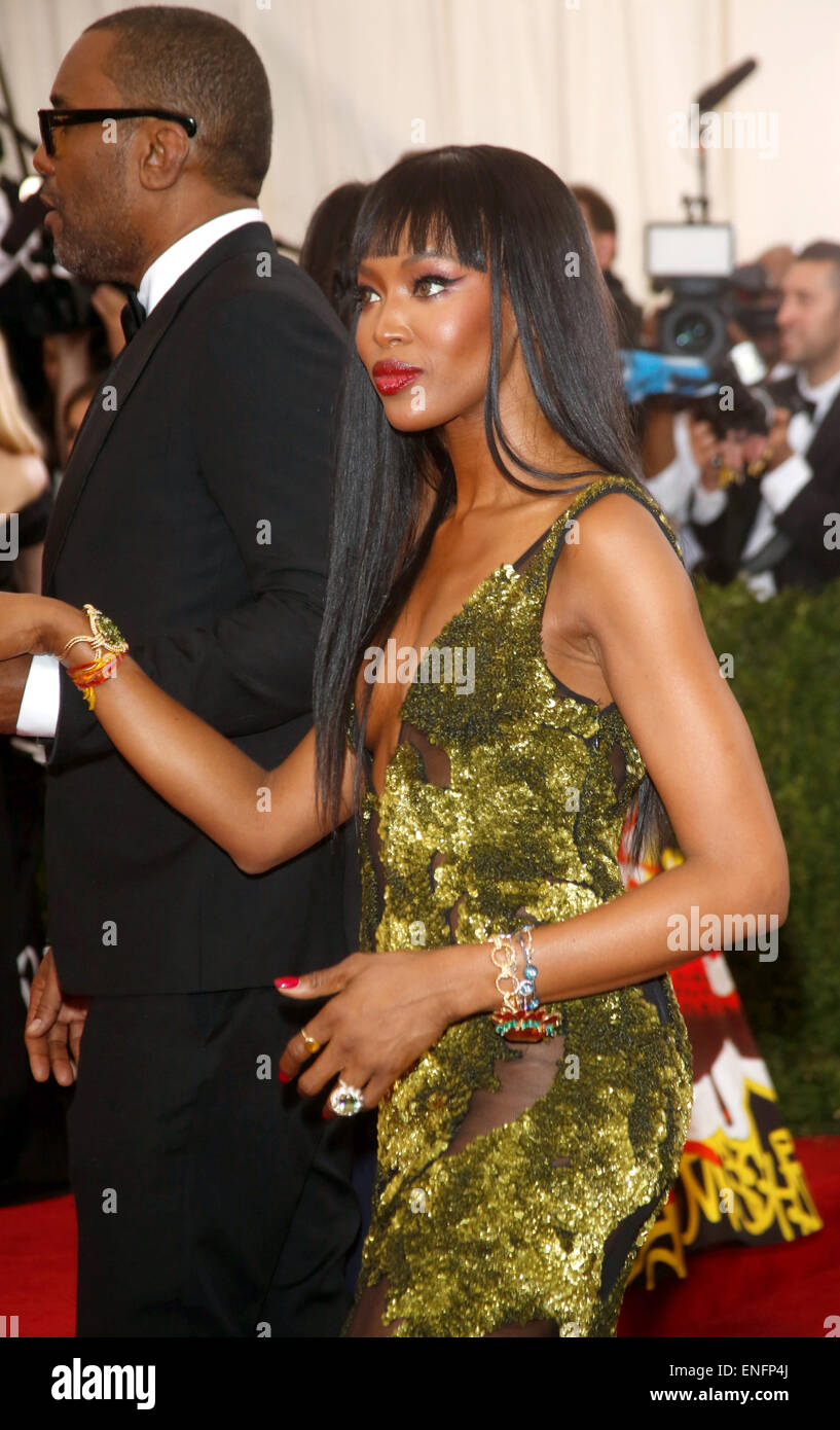 New York, USA . 4th May, 2015. Model Naomi Campbell and Lee Daniels ...