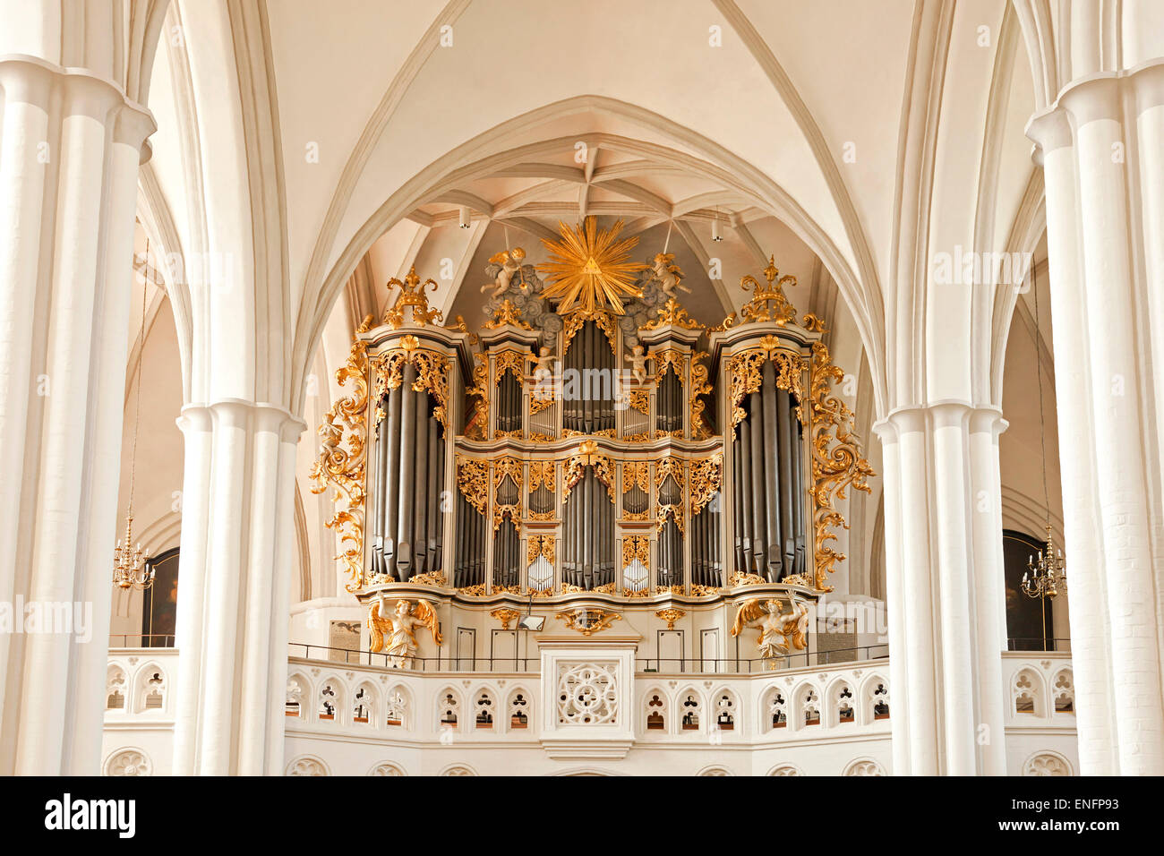 Wagner organ in St. Mary's Church, Berlin, Germany Stock Photo - Alamy