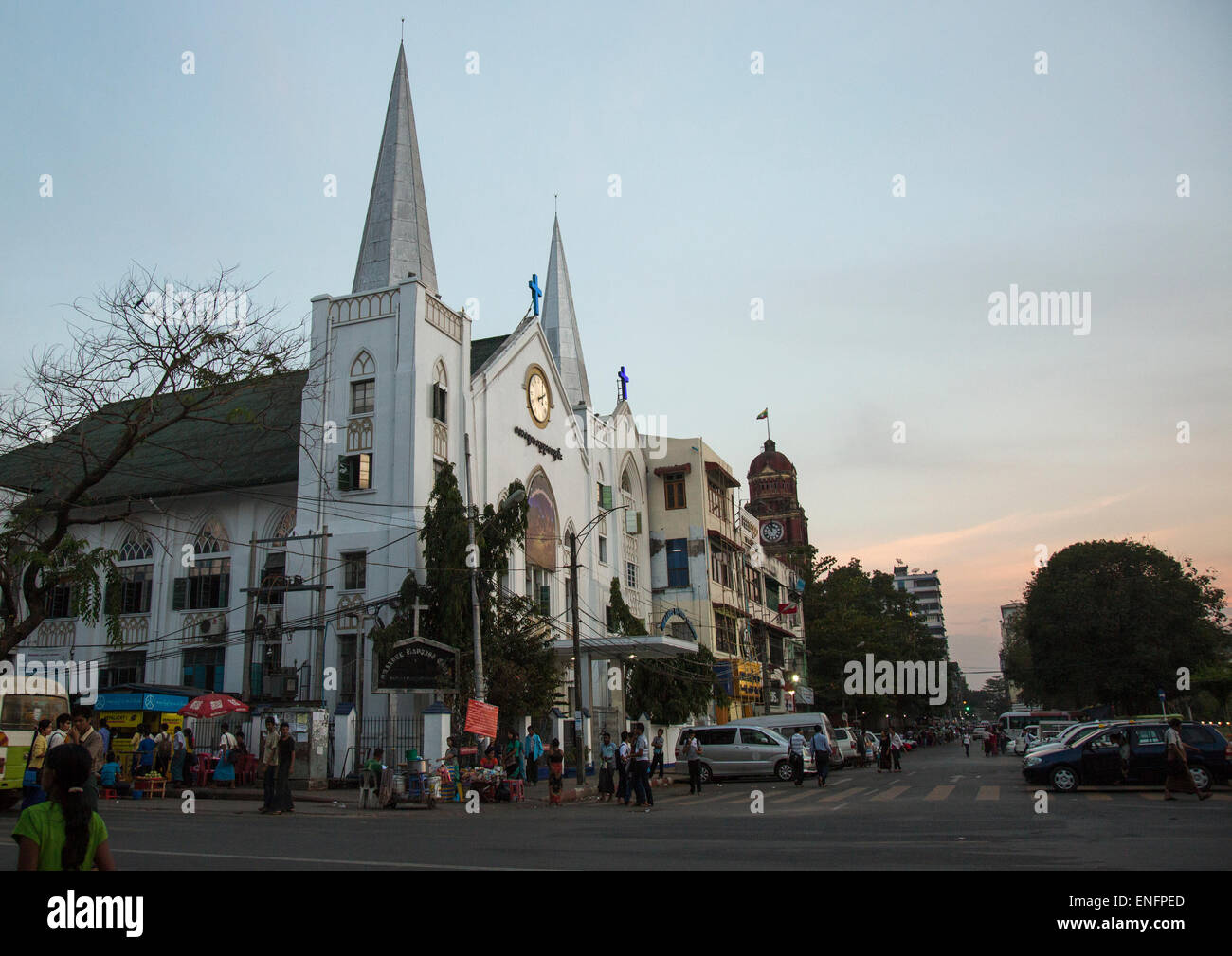 Church in yangon hi-res stock photography and images - Alamy