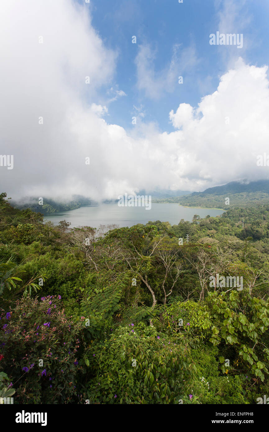 Volcanic lake, Lake Batur, Danau Bratan, Bali, Indonesia Stock Photo ...